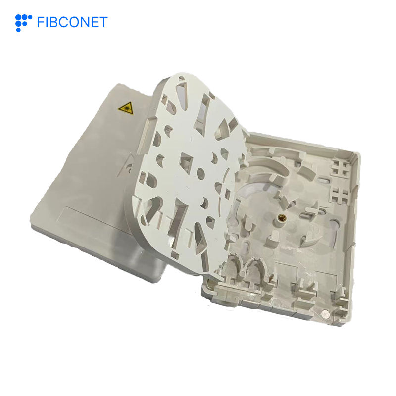 86 Type Optic Wall Outlet Termination Box ABS Material 2 Port Mini ...