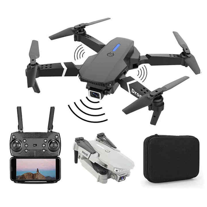 Cheap Drone E88 Wifi Quadcopter - Folding Mini RC Selfie