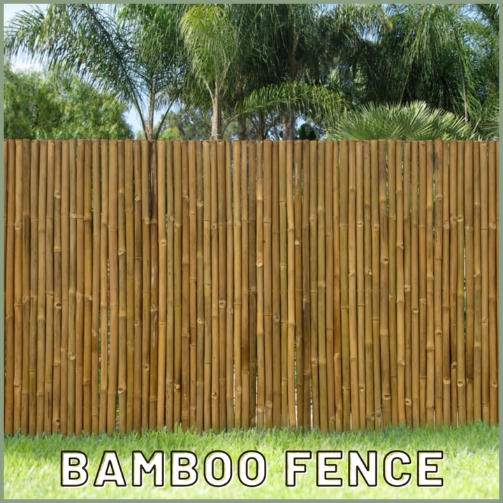 Green Bamboo Fencing for Livestock Natural Bamboo Rolled Fence Panel ...