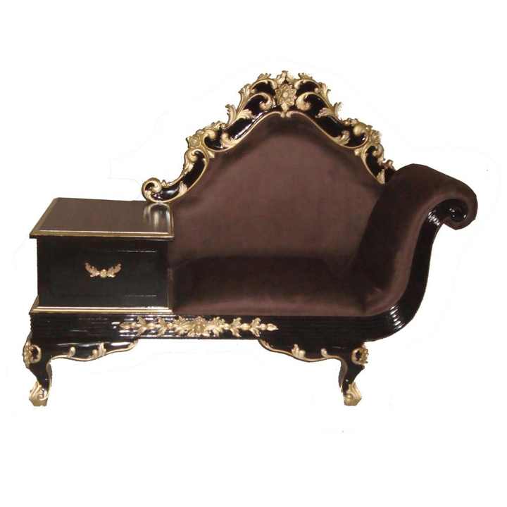 Telephone Sofa - Classic Wooden Frame Upholstered in Suede