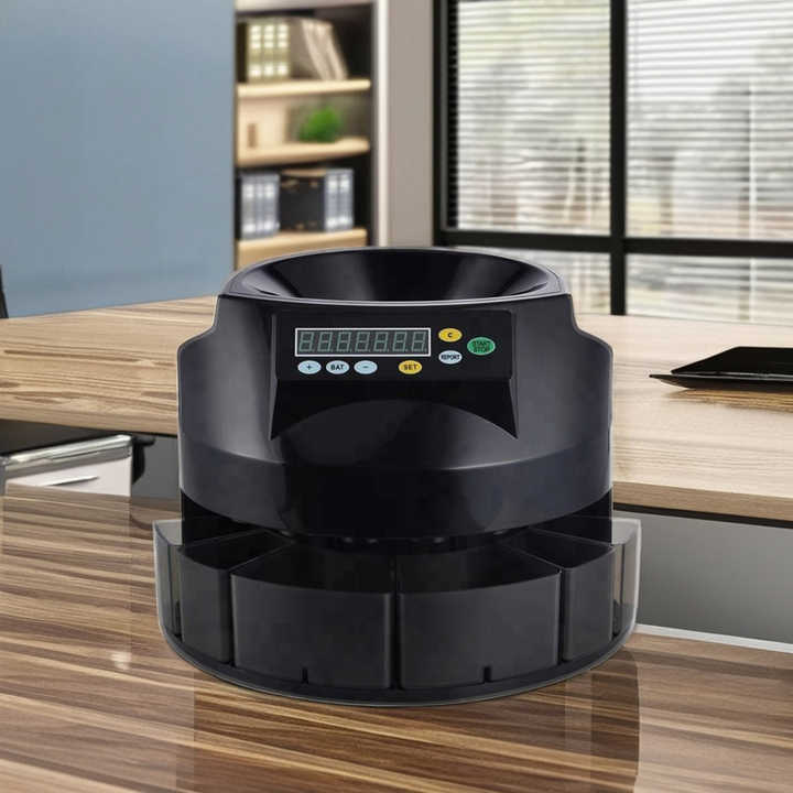 High Quality C350 ILS Coin Counter Sorter DB350 Automatic Black Coin ...