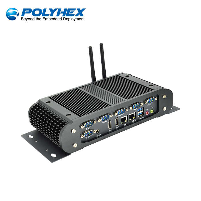 X86 4500U Mini Pc 8gb Ram Fanless Industrial Mini Pc Gpio I7 Iot Pcie Edge Computing Box Pc ...