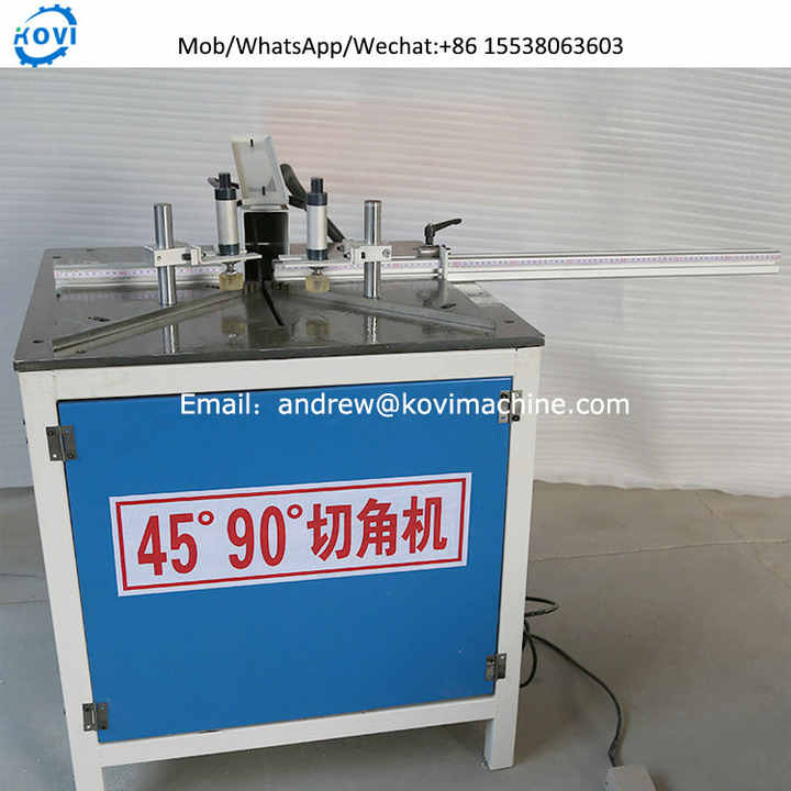 45 or 90 degree angle pvc aluminum corner square miter notching cutting ...