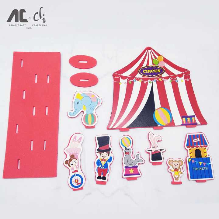 Custom Size DIY Easy Assembly EVA Accessories Circus Toy