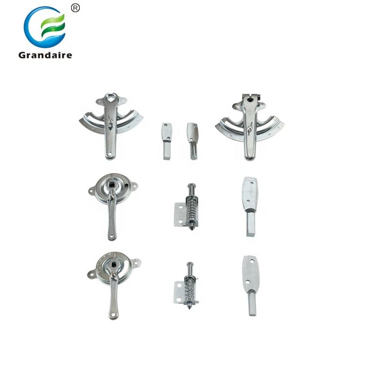 HVAC Steel Damper Quadrant Handle Dial Regulator Sets