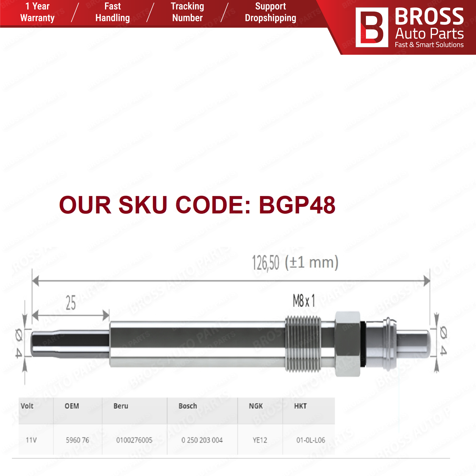 Upgrade Engine Efficiency with Premium glow plug 596077 for Global Buyers