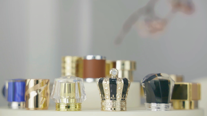 Luxury Cylinder Heavy Base Parfum Botol 50ml Glass Perfume Bottle