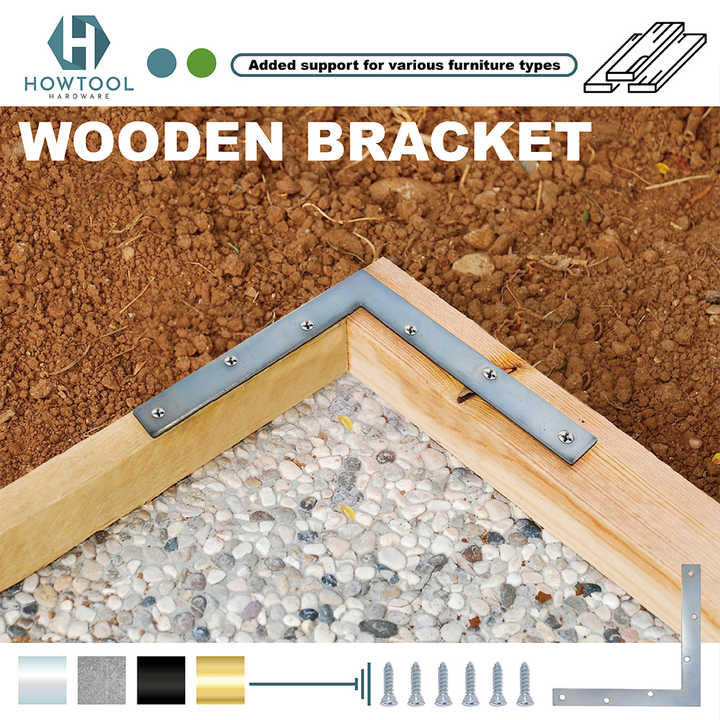 L Shaped Flat Fixing Support Repair Plates - Corner Brace Metal