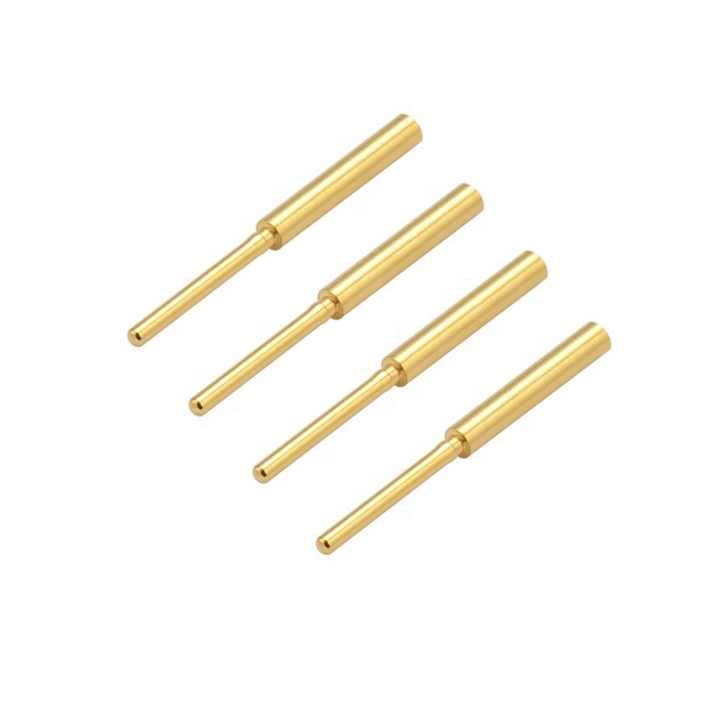 Leadless ECG Gold Plating Terminal - High Precision Brass Pin