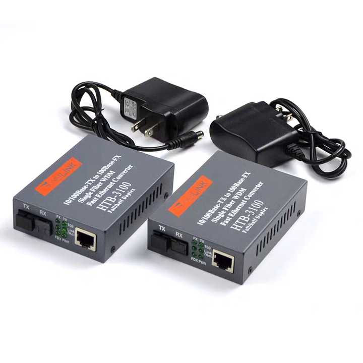 Youtube-convertidor multimedia FTTH Switch, 10M, 100M, modo único ...