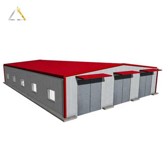 Prefabricated Steel Structure Truck Car Aircraft Shade Hangar