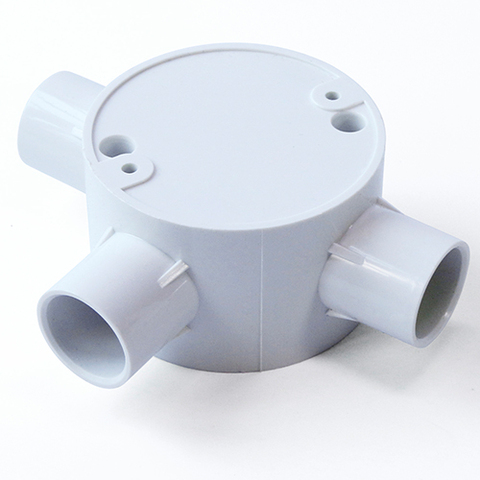 OEM Two-Way Junction Box PVC Rigid Conduit 20mm Size Made in Vietnam ...
