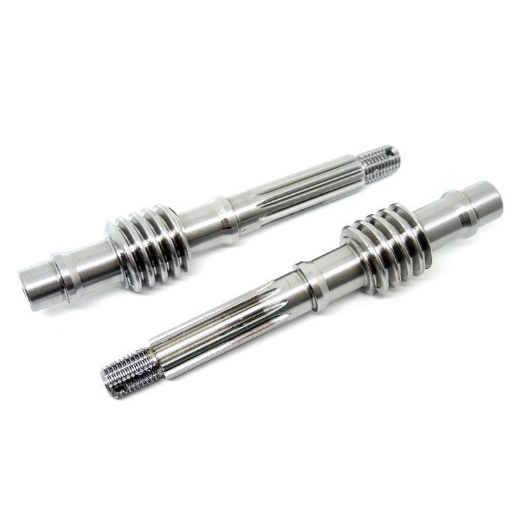 Đài Loan Tùy Chỉnh Độ Chính Xác Cao Spline Shaft Worm Gear Shaft Phụ K ...