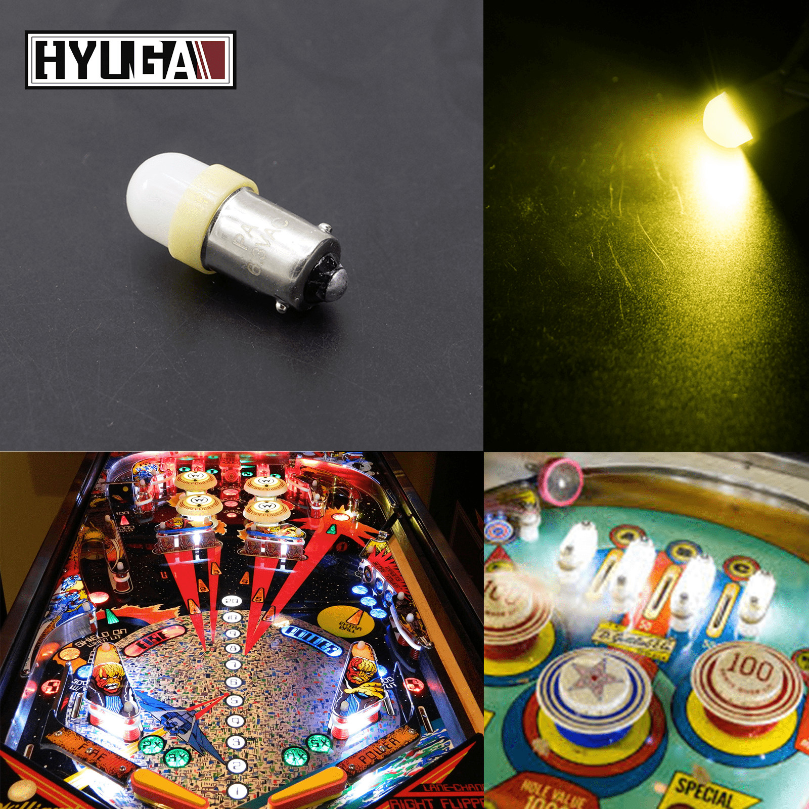 PA Pinball Machine Bulb 2 SMD 5630 LED T10 w5w 194 168 wedge Flipper 6 ...