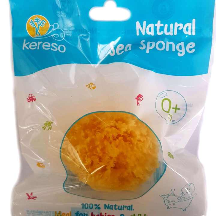 Esponja de mar natural para bañarse dermatológicamente texturizada ...
