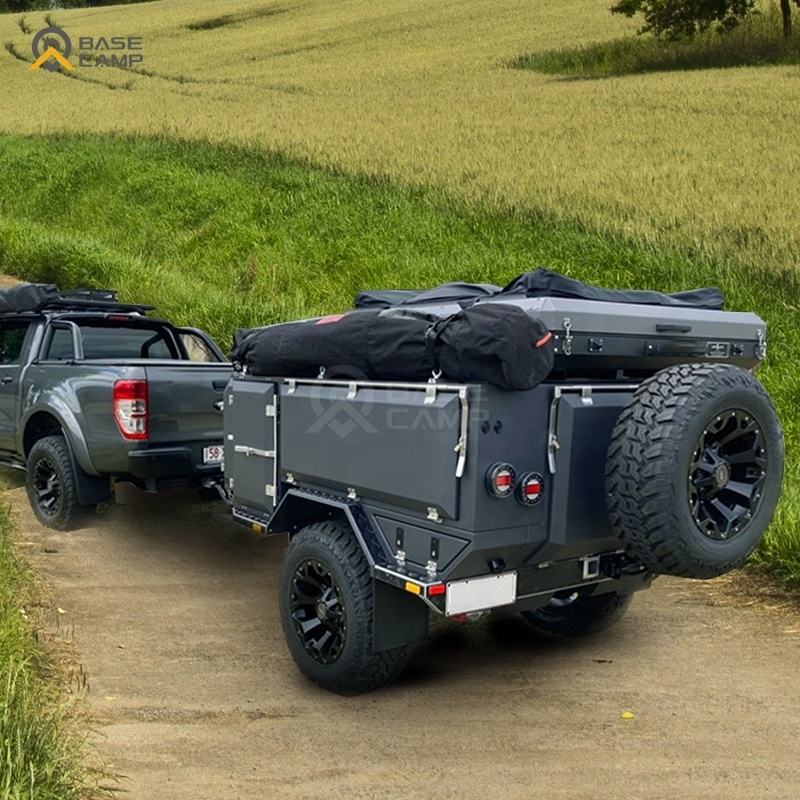 Lightweight Tent Trailer - Folding Off Road Camper for 2-4 People with ...