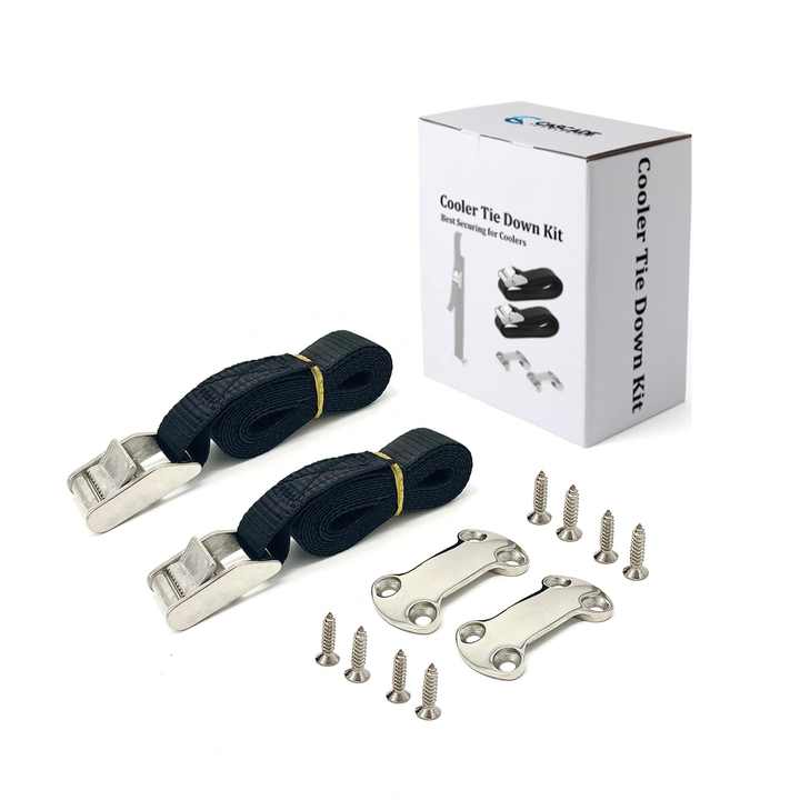 RTIC Aievecooler Tie Down Straps Kit Ice Chest Lock Bracket Cooler ...