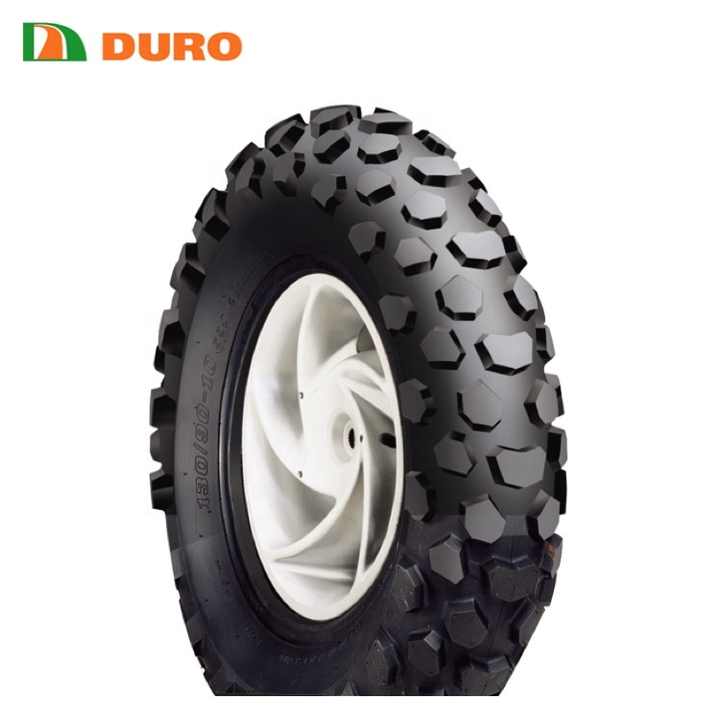 Knobby Tread Pattern 130 90 10 Scooter Tire - Durable & High Performance