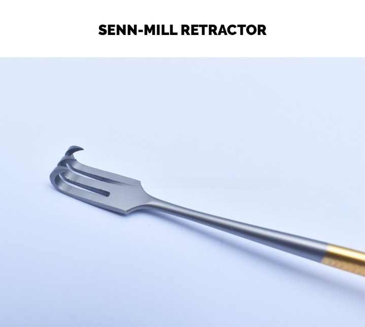German Stainless Steel Senn-Miller Retractor Double-Ended Sharp 3 ...