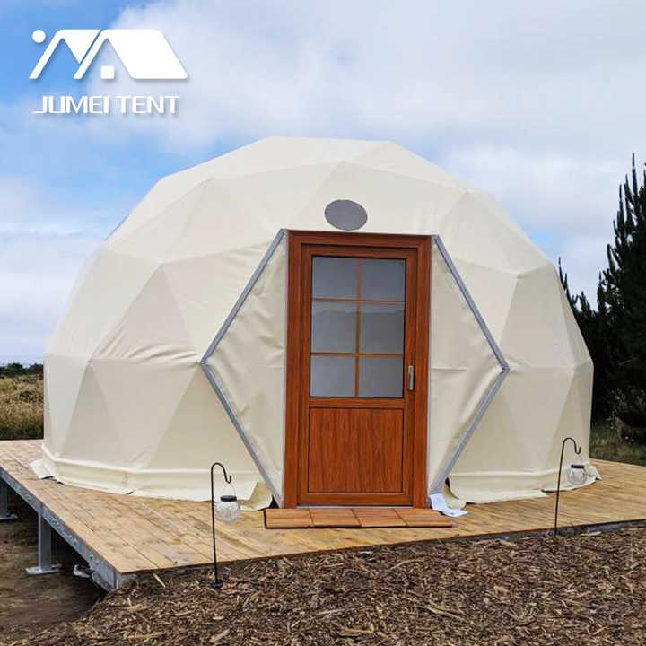 Japan Large Luxury White Geodesic Dome House for Sale