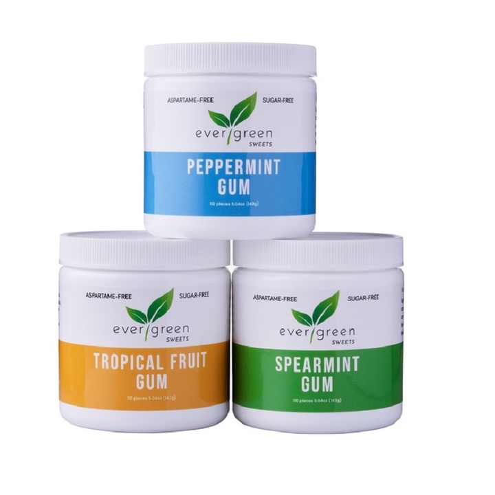 100% Genuine Evergreen Sweets Sugar Free Chewing Gum non gmo gluten ...