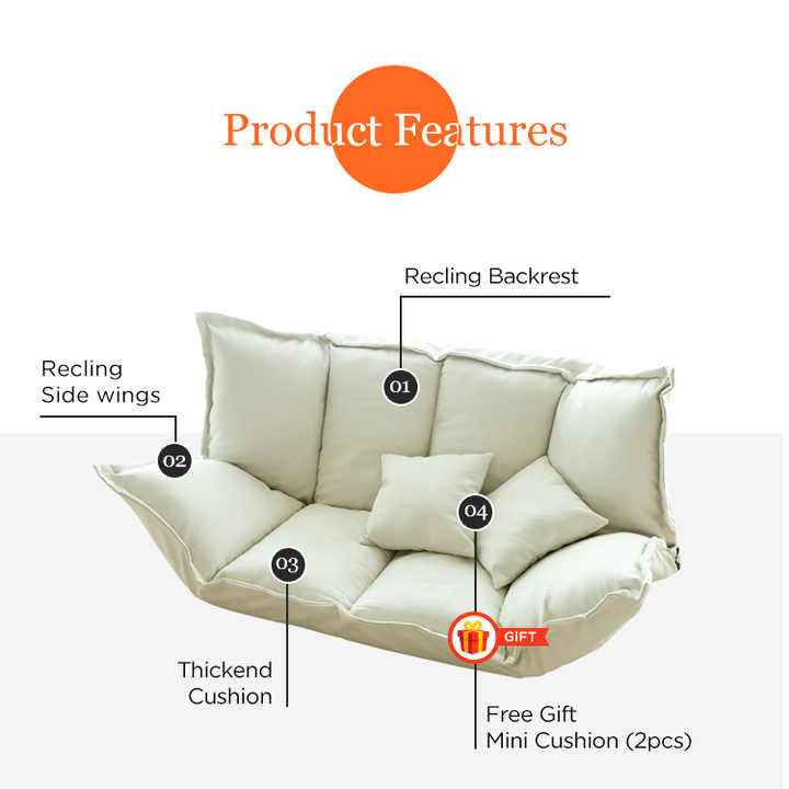 Korean Furniture Style Adjustable Canape Convertible Sofa