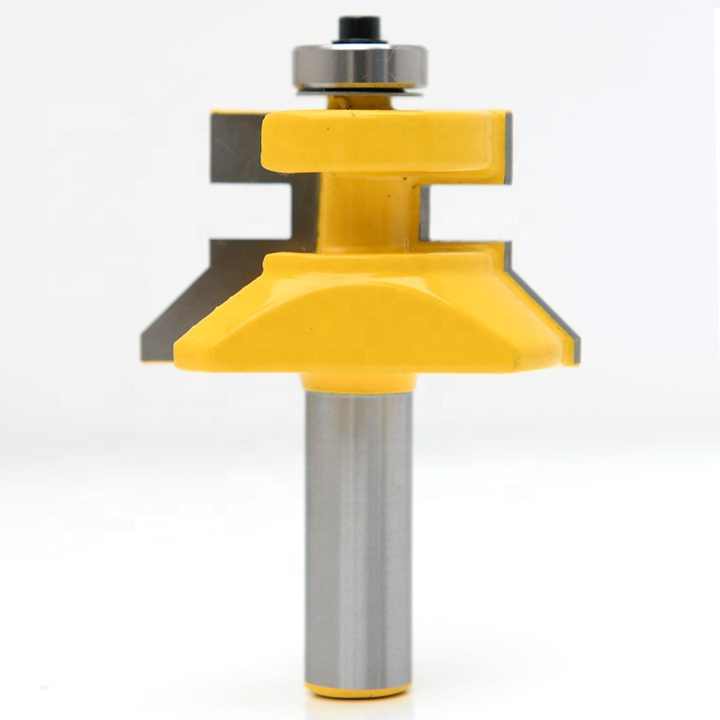 2 Bit "V" Notch Tongue and Groove Router Bits Set V-groove Tongue ...