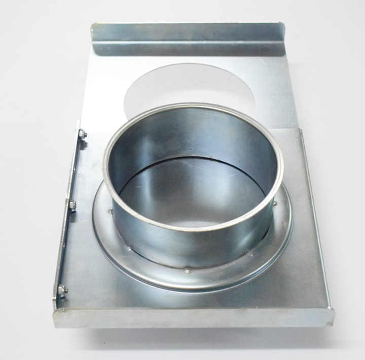Slide Door Damper for High Vacuum Hopper Pipes & Dust Collection