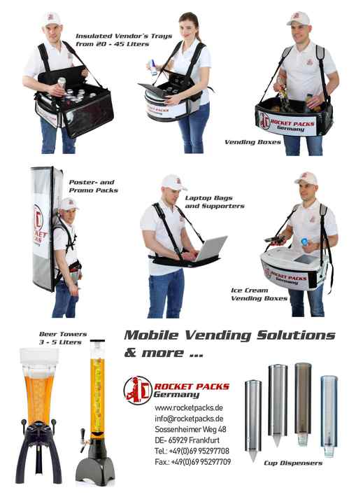 Ice Cream Vendor Tray - Portable Selling for Street & Stadium