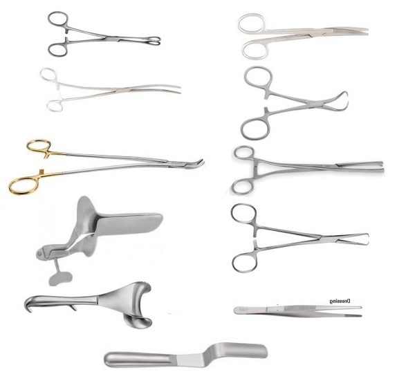 Cervical Cerclage Surgical Instruments Set - German Standard
