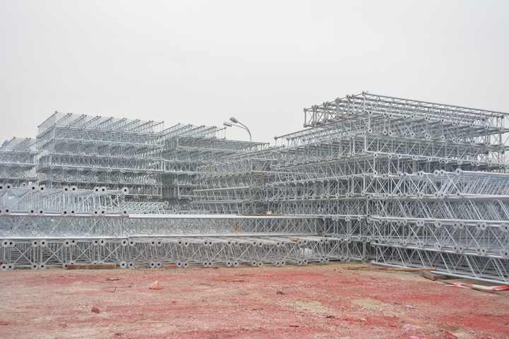Hot Dip Galvanized Tube Pipe Tubular Self Supporting Steel Lattice Antenna Telecom Communication ...
