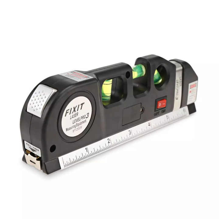 8ft Cross Line Measurement Ruler Leveling Laser Level Pro 3 Tools
