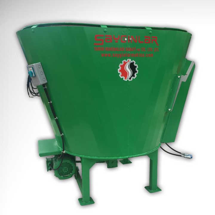 Electric TMR Mixer with Vertical Auger - High Productivity