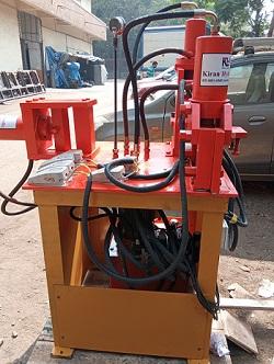Hydraulic busbar press brake size 150 x 12.5 mm Busbar press brake ...