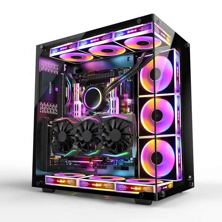 Cool Design EATX Big Full Tempered Glass PC Gamer Case