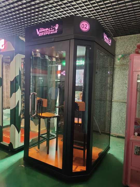 Mini Karaoke Box - Coin Operated KTV Booth Singing Room, Portable ...