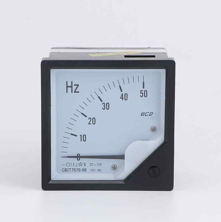 6C2 6l2 Frequency Meter 0-50Hz Hz Meter DC 10V Type 4-20mA Current ...