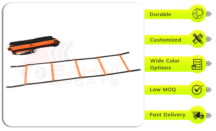 Portable Agility Ladders - Lightweight Foldable Design