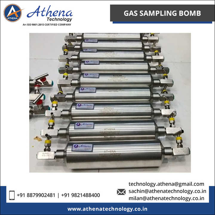 Stainless Steel Gas Sampling Bottles - Automatic & Durable
