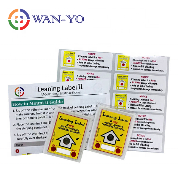 Leaning Label Tilt Indicator for Tilt Deter, Watch n Prevent ...
