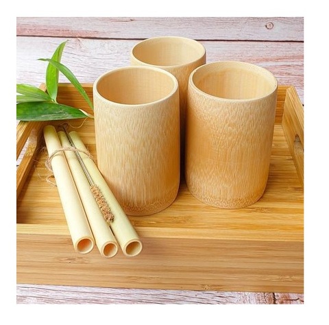 Natural bamboo cups with custom logo eco friendly packaging| Alibaba.com