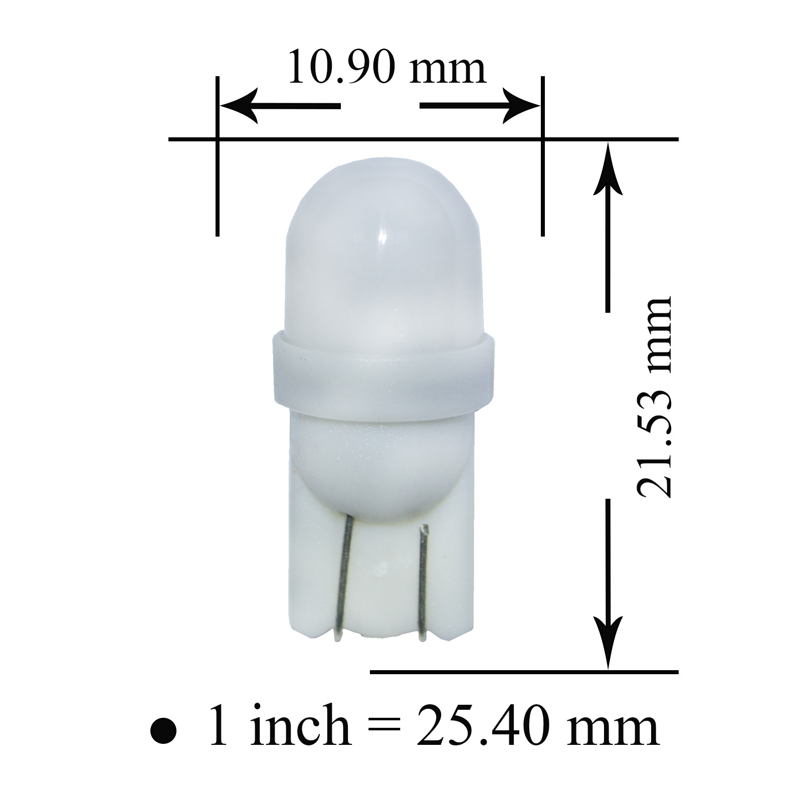 PA Pinball Machine Bulb 2 SMD 5630 LED T10 w5w 194 168 wedge Flipper 6 ...