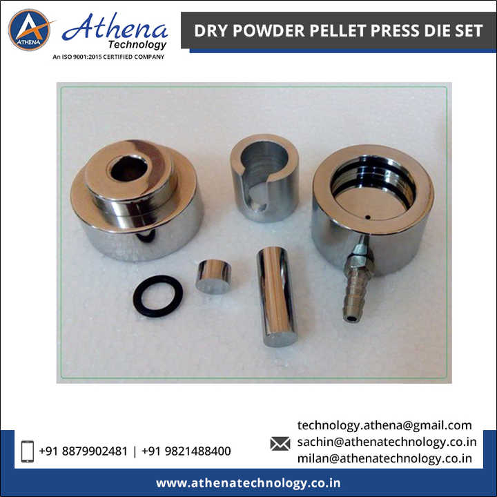 Stainless Steel Dry Powder Pellet Pressing Die Set for IR-FTIR and XRF