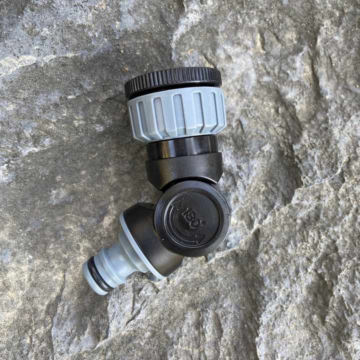 Angled Tap Connector Plastic Hose Connector Quick Connection 180 ...