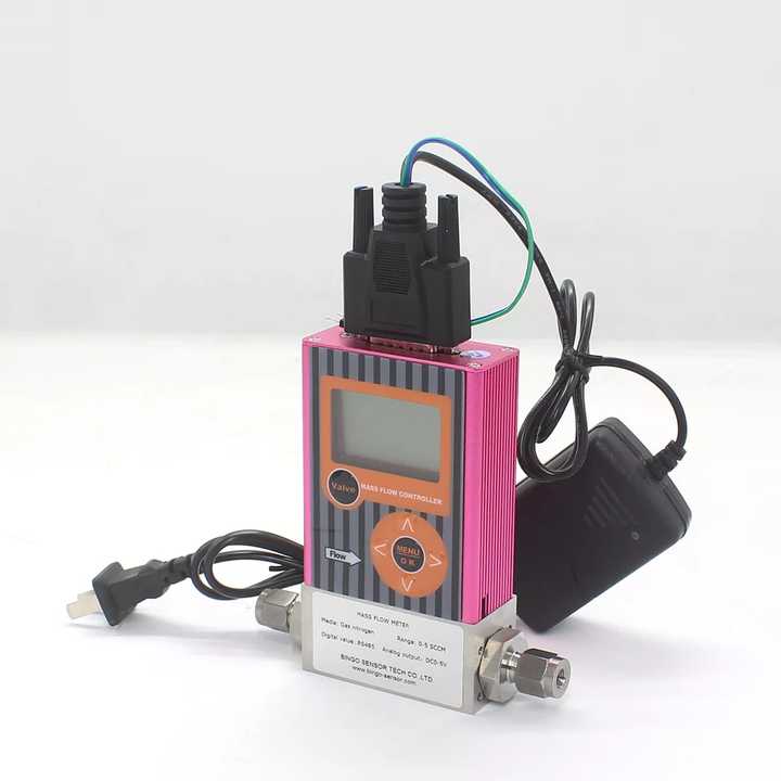 Small Digital Gas Flow Meter Tester Portable Gas Mass Air Nitrogen ...