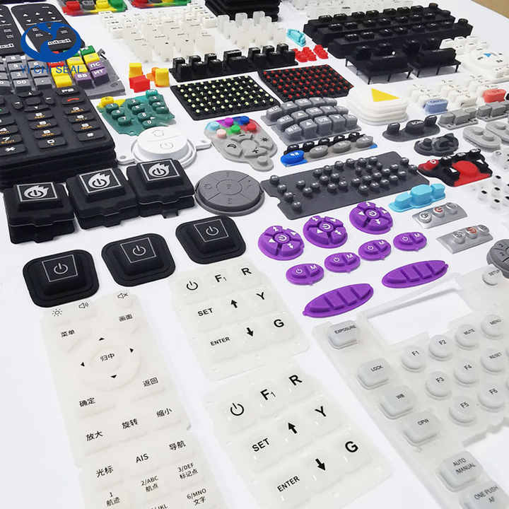 Custom Silicone Rubber Buttons for Electronics