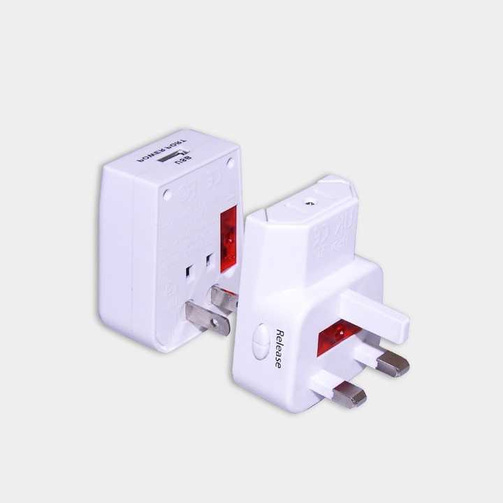 Portable Power Socket with USB charger DQ ESK TV05W 1U - Made in ...