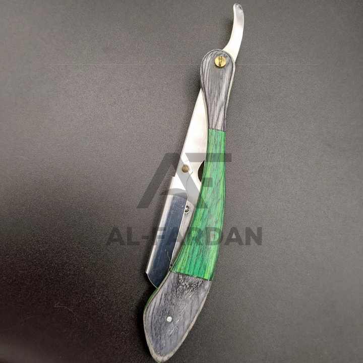Custom Logo Men's Straight Razor with Wooden Handle Low MOQ Classic ...