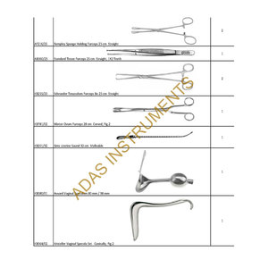 dilatation and curettage instruments set - Alibaba.com