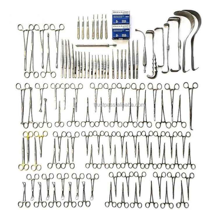 Abdominal Surgery Instruments Set of 104 Pieces - High Quality